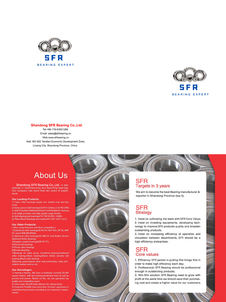 SFR Product List | PDF