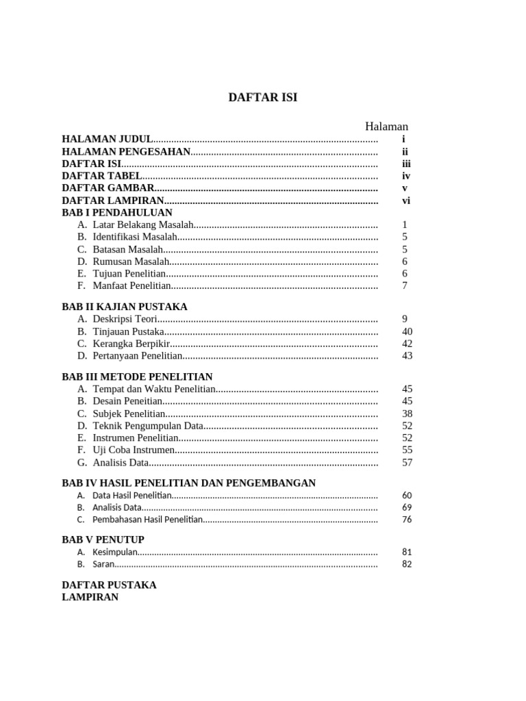 DAFTAR ISI | PDF