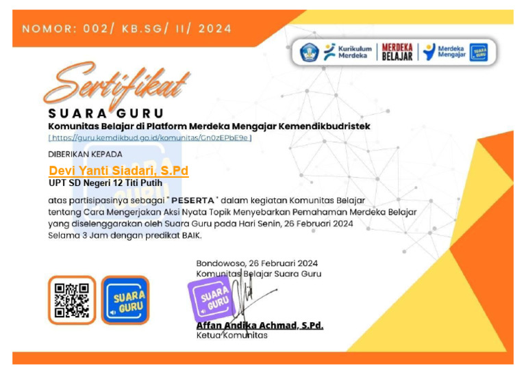 Devi Yanti Siadari, S.pd | PDF