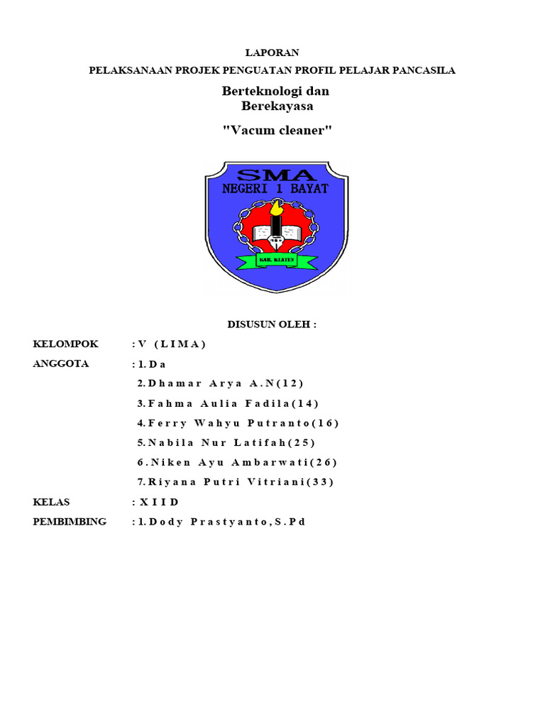 Laporan p5 KLMPK 5 XIID | PDF