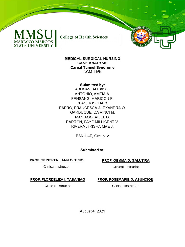CTS CASE ANALYSIS G4 | PDF