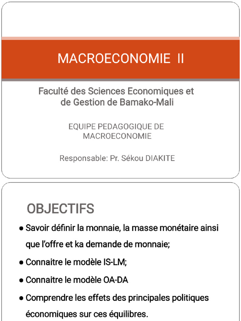 Macro II 2022_Module 1 (1) | PDF