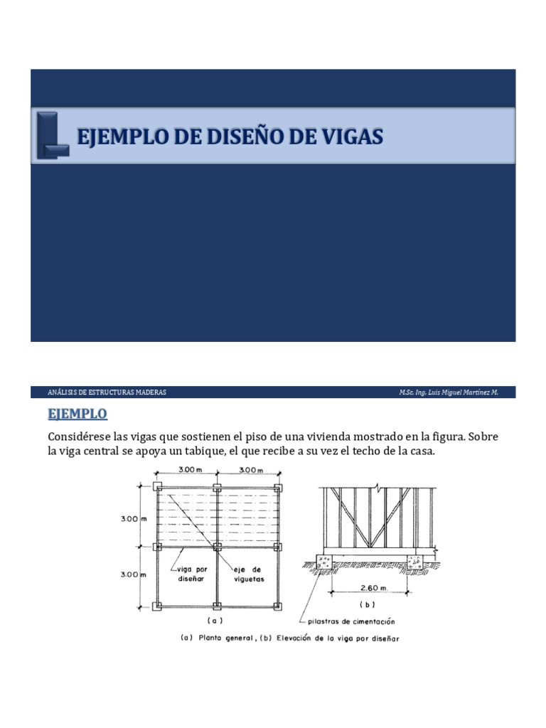 Ejemplo Diseño Vigas | PDF