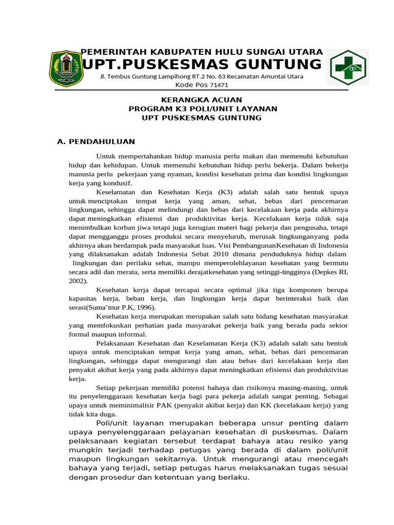 Kak K3 Baru 2022-1 | PDF