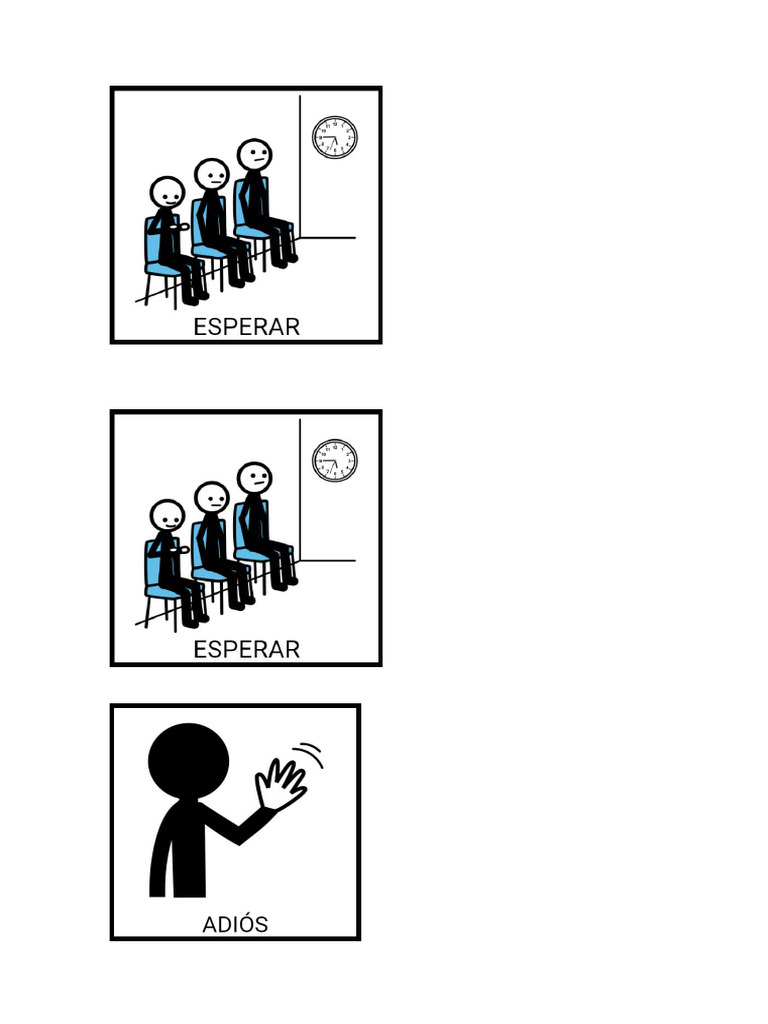 Pictogramas Sala de Espera | PDF