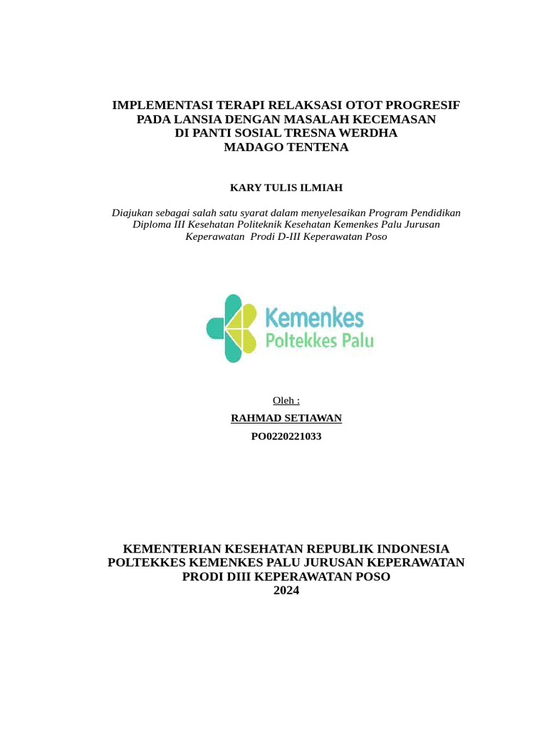 FIx KTI Rahmad Setiawan | PDF