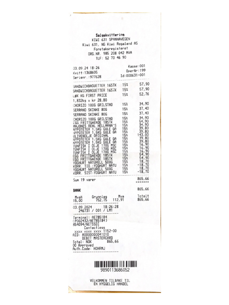 Receipt International Day | PDF