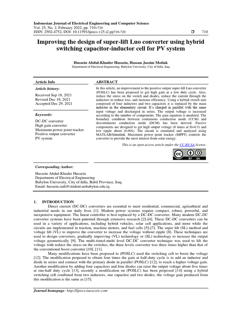 Improving The Design of Super Lift Luo C | PDF