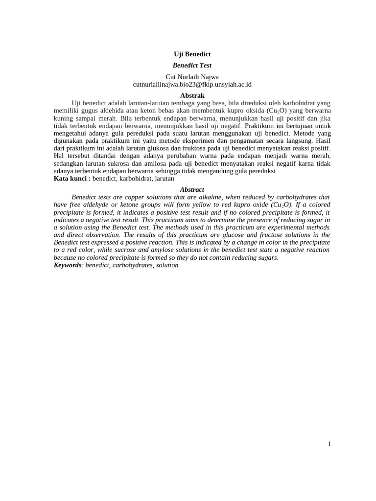 Abstrak Benedict | PDF