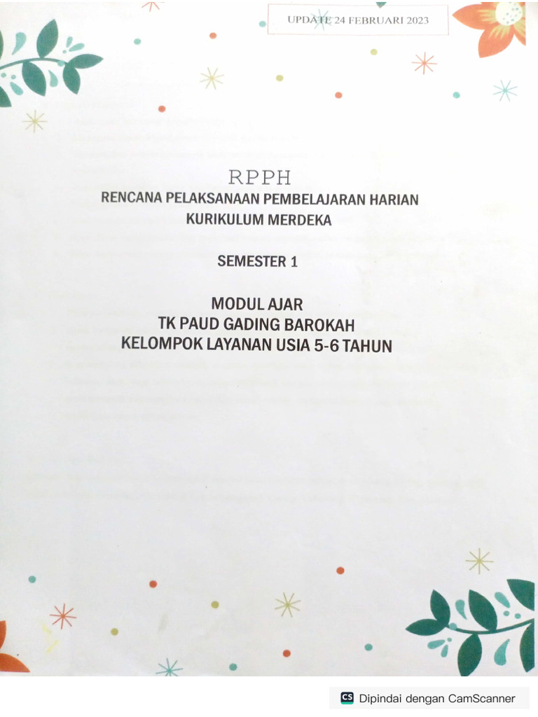 RPPH Modul Ajar | PDF