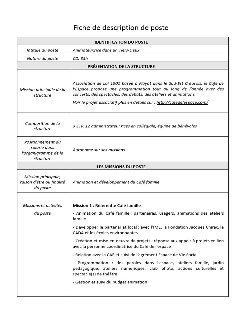 Fiche-de-poste-animation-2023.docx | PDF
