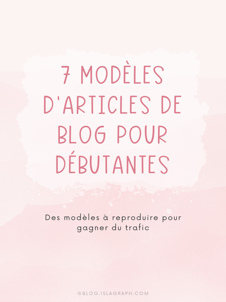 Modele Article Blog | PDF