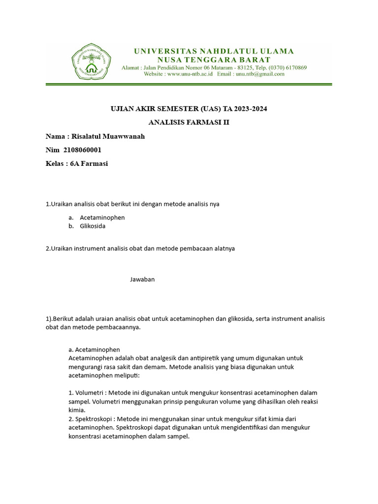 UTS Risa | PDF | Laboratories | Separation Processes
