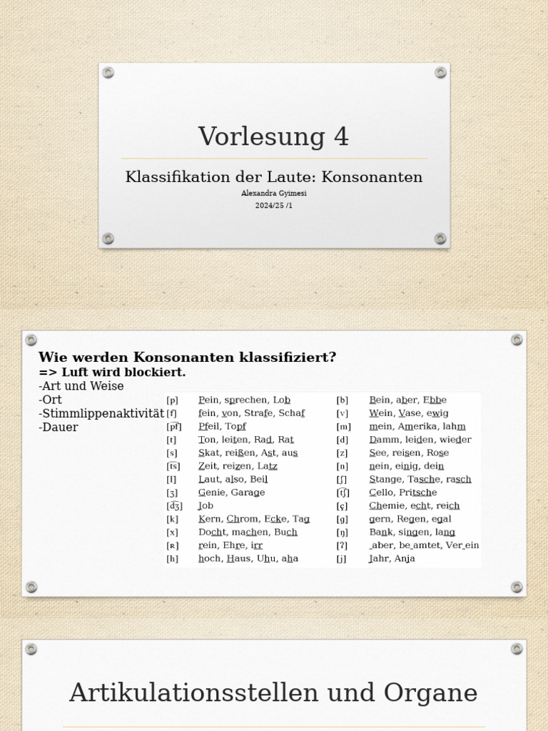 4 Konsonanten | PDF