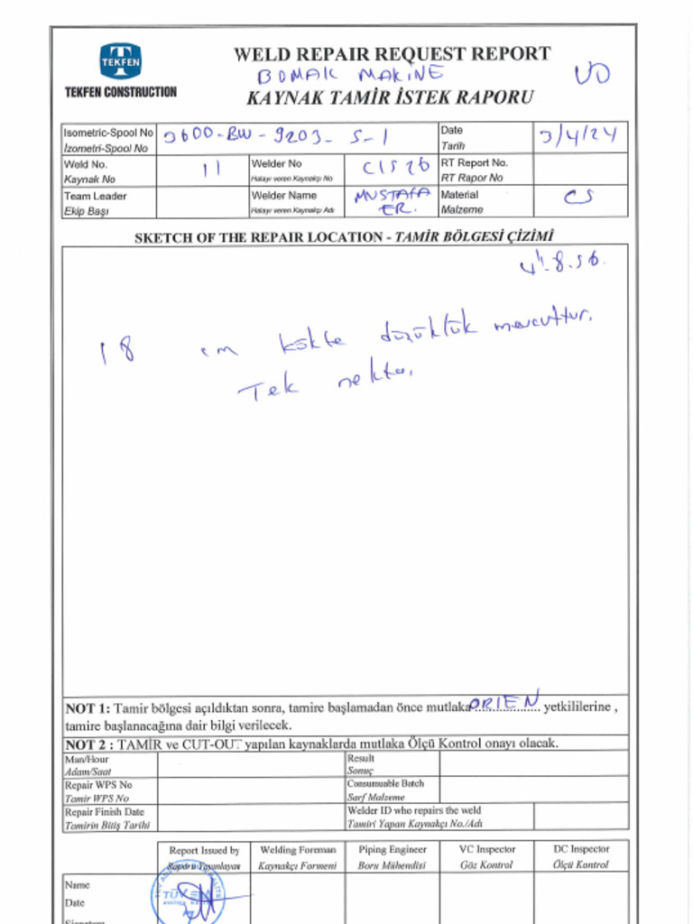 Bomak RT Tami̇r 03.04.2024 | PDF