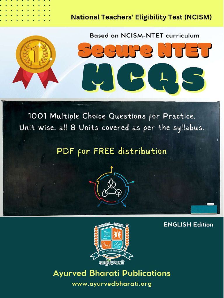 MCQS Secure NTET Free PDF 1 - Compressed | PDF
