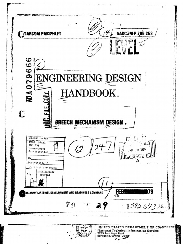 Breech Design | PDF | Cartridge (Firearms) | Ammunition
