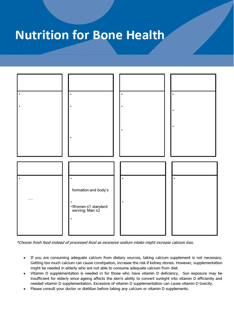 KTPH - (Colour) Nutrition For Bone Health (E) | PDF