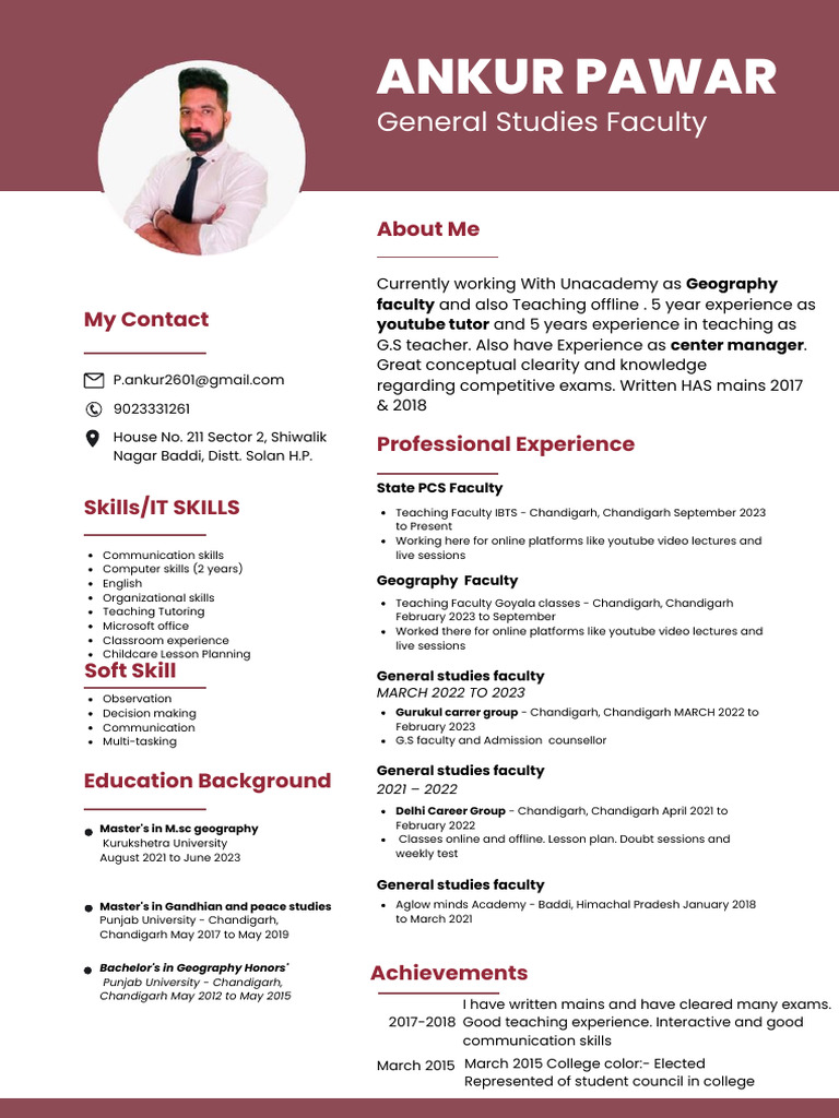 Gs New Resume | PDF