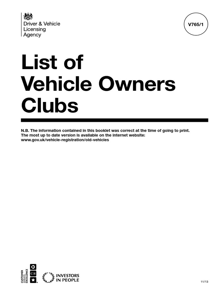 Car Owners Clubs | PDF