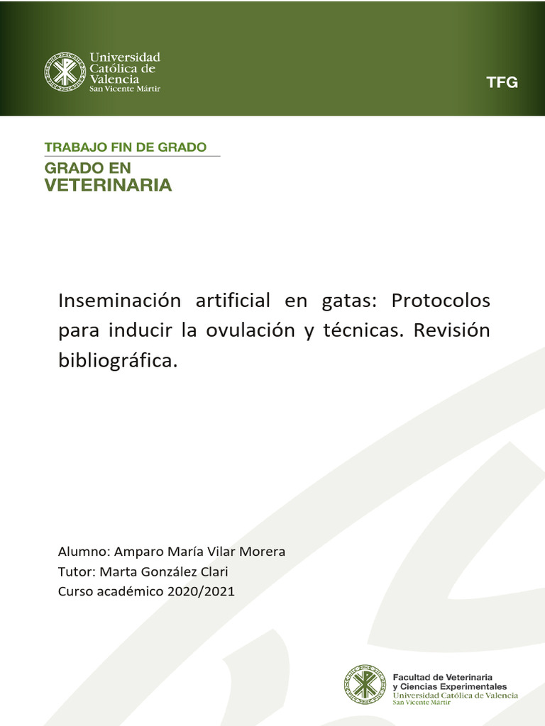 TFG Final | PDF | Gonadotropin | Sexual Anatomy