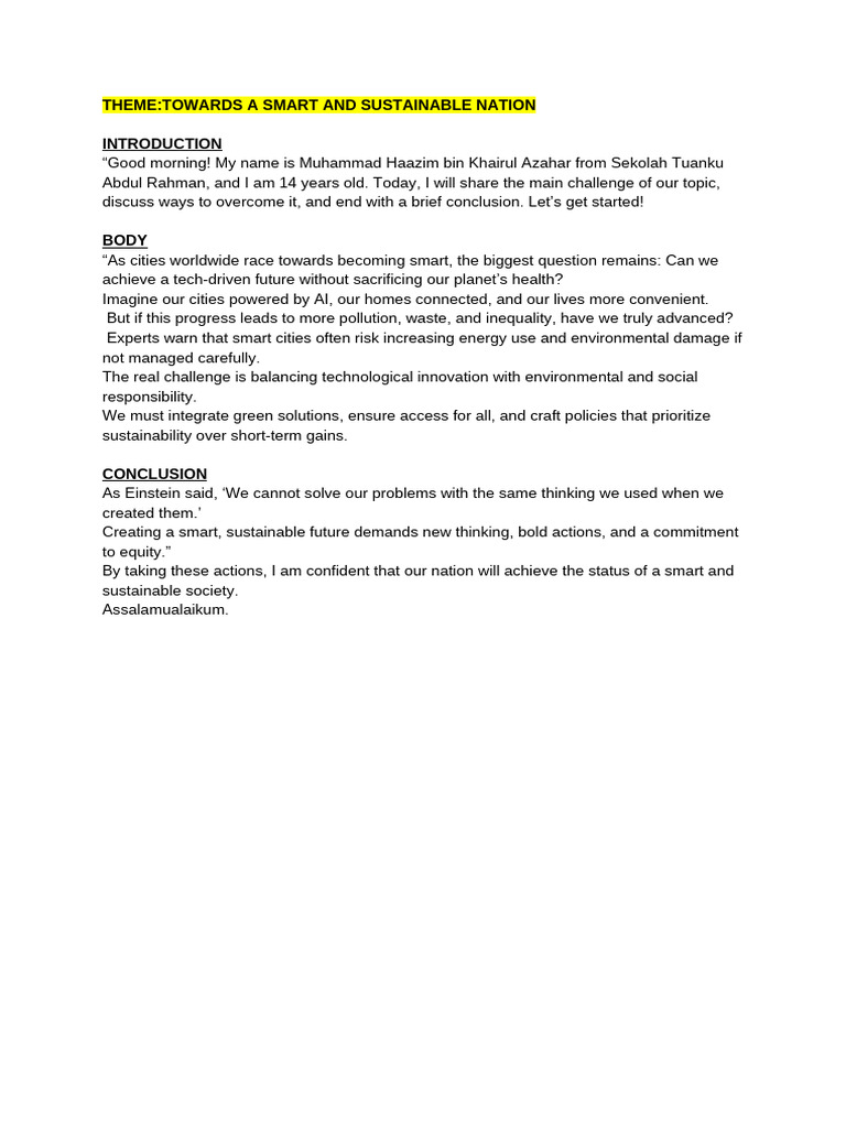 OFFICIAL SCRIPT FOR PUBLIC SPEAKING COMPETITION 2024 | PDF