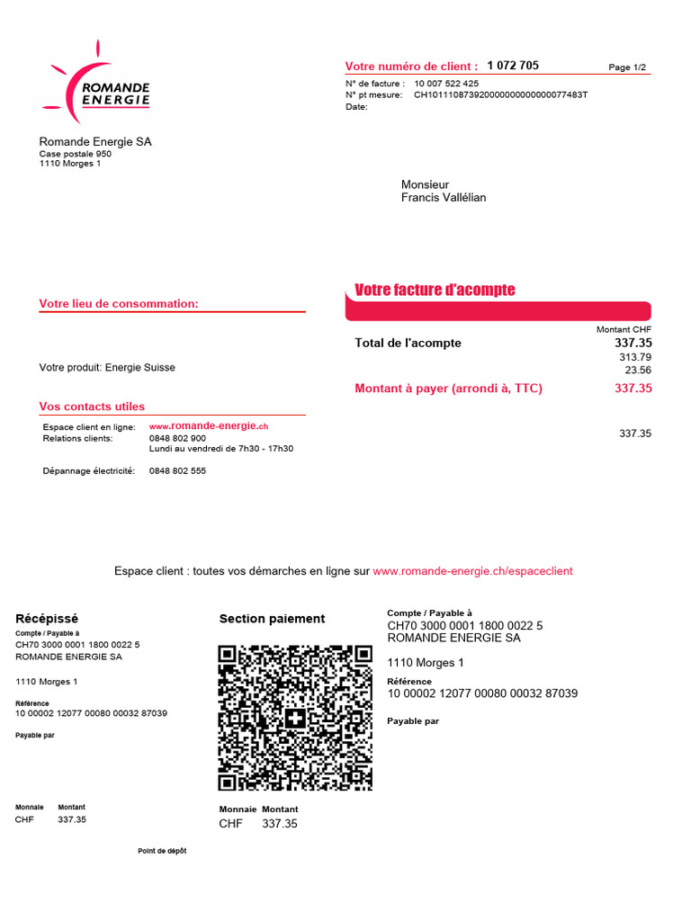 Romande Energie | PDF