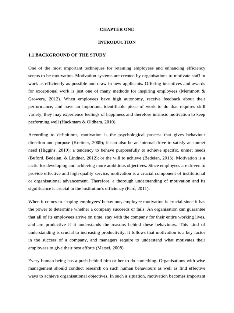 Proposal Original | PDF | Motivational | Motivation