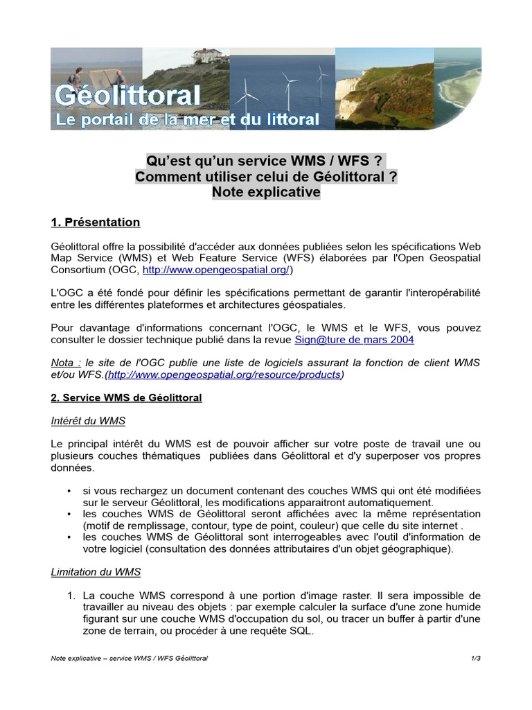 note_explicative_wms_wfs_geolittoral | PDF