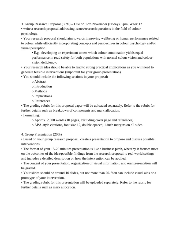 PSY 351 Research Proposal | PDF