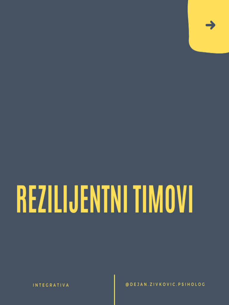 Razlijentnost Timova | PDF