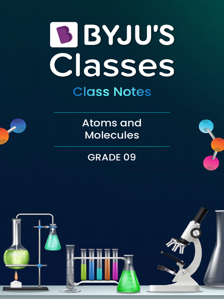 Atoms and Molecules | PDF