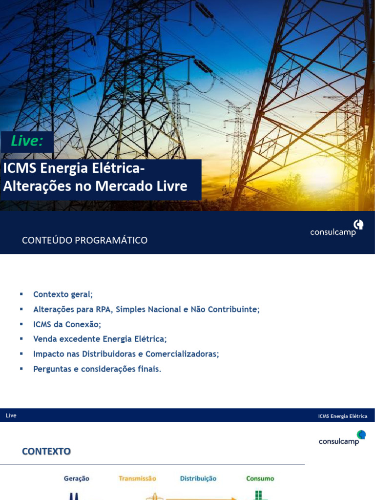 Material_-ICMS-Energia-Eletrica-–-Alteracoes-Mercado-Livre-de-Energia | PDF