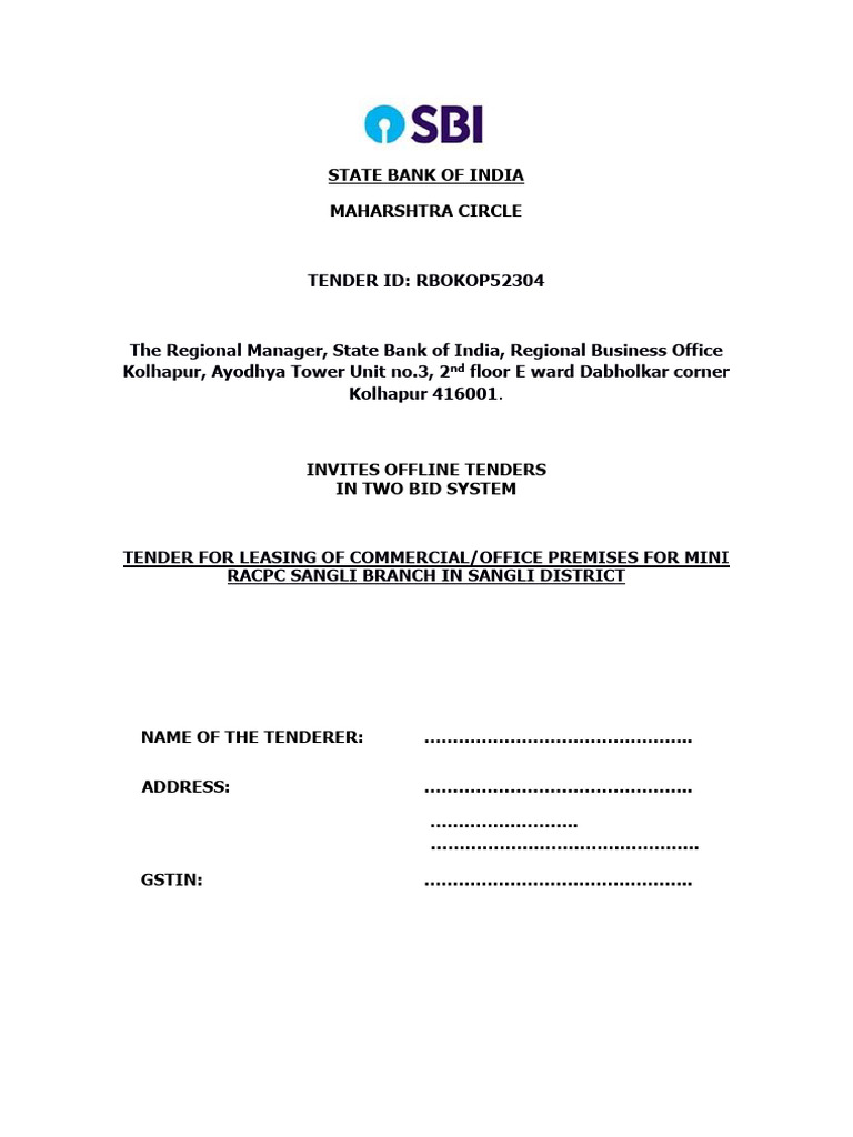 230120241552-Tender For Premises of Mini Racpc Sangli | PDF