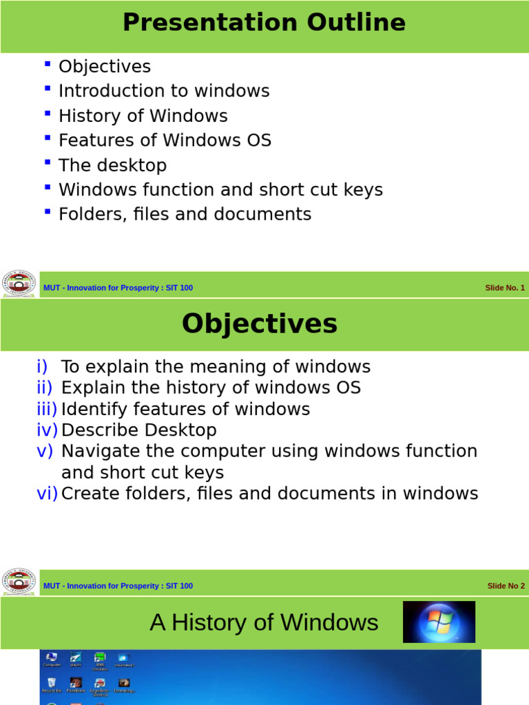 Introduction To Windows | PDF