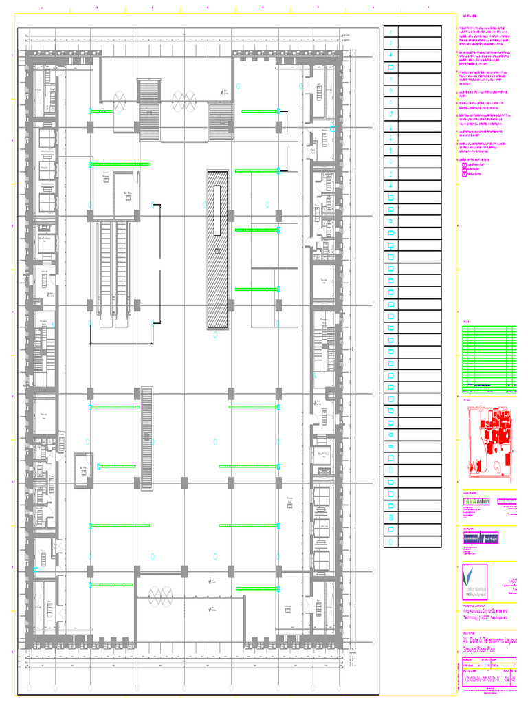 AV, Data & Telecomms Layout Ground Floor Plan: - DA - 01 KC-000-BM-DT ...