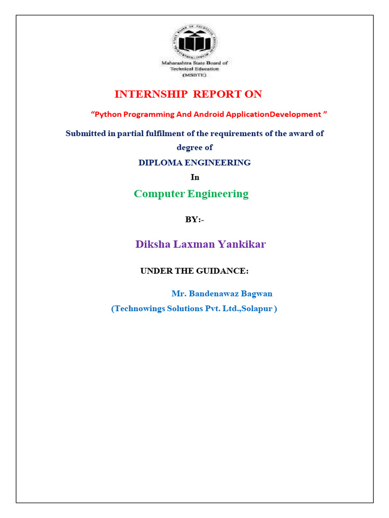 Industrial Report1 | PDF