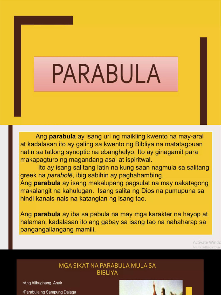 PARABULA | PDF