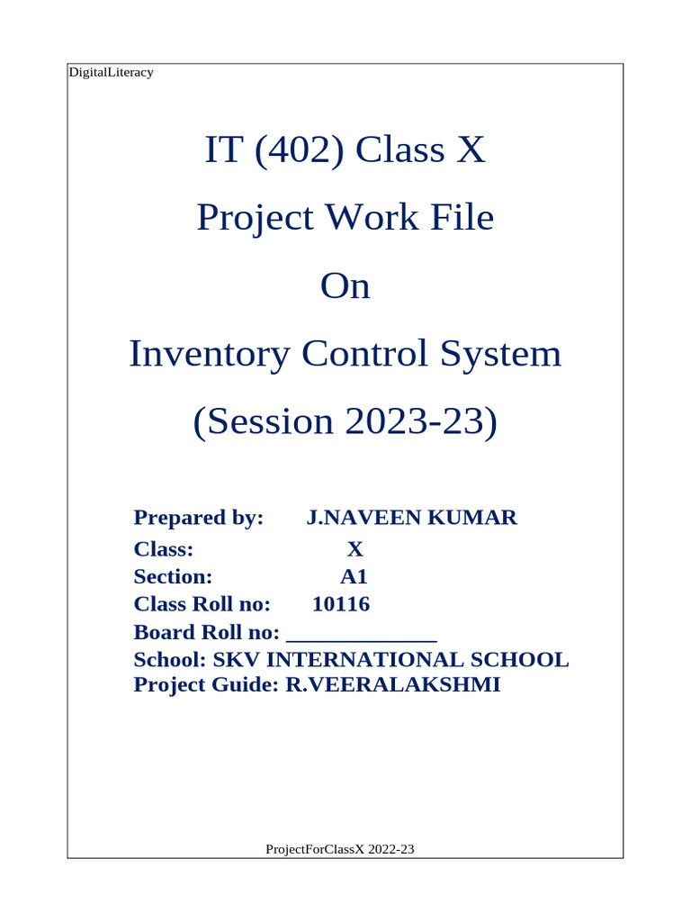 Project_Work_Class_X_21-22[1] | PDF