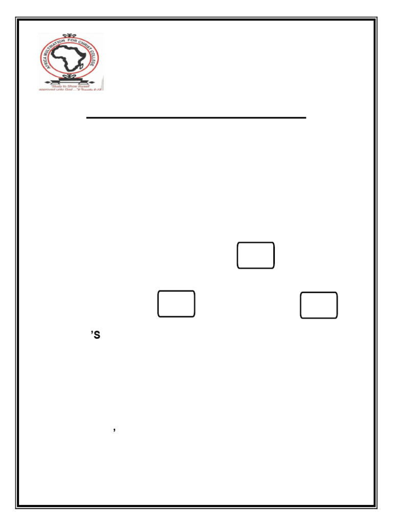 Amfcc Part-Time Zone 5 Assignments Cover Page | PDF