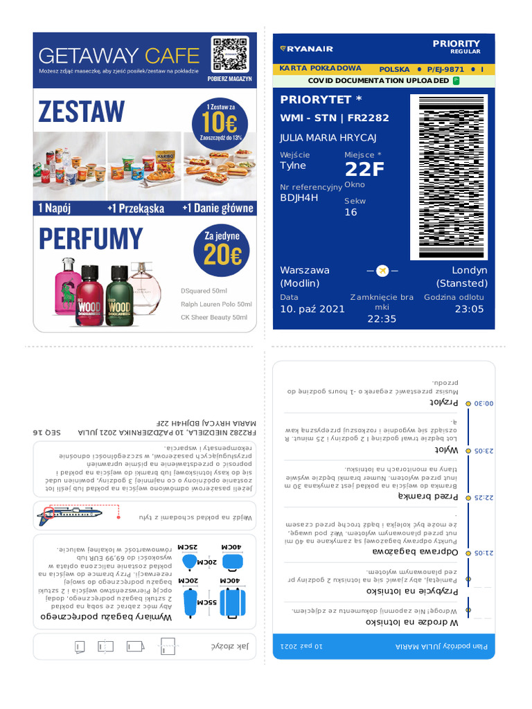 Boarding-Pass WAZNY LOND | PDF