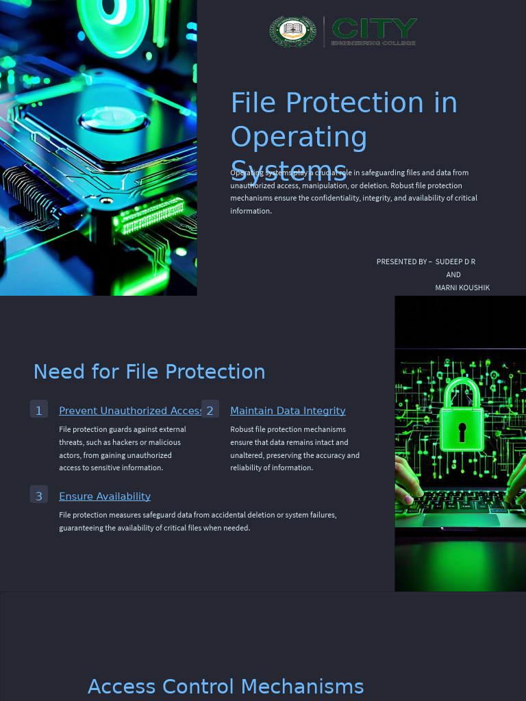File Protection in Operating Systems | PDF