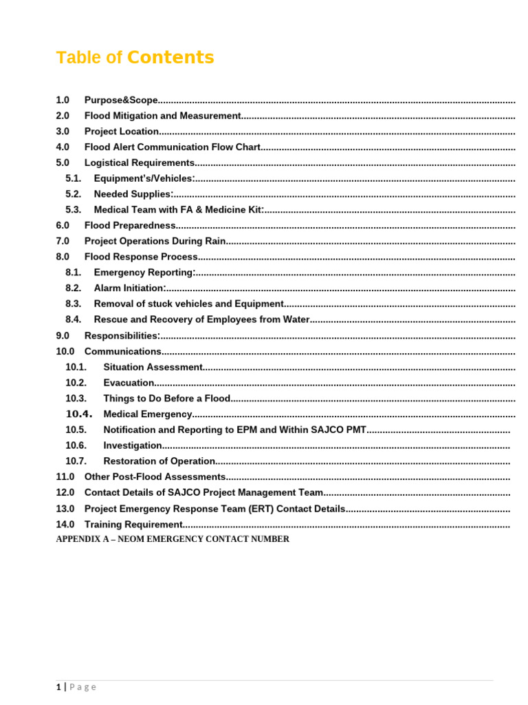 5. Flood Managment Plan | PDF