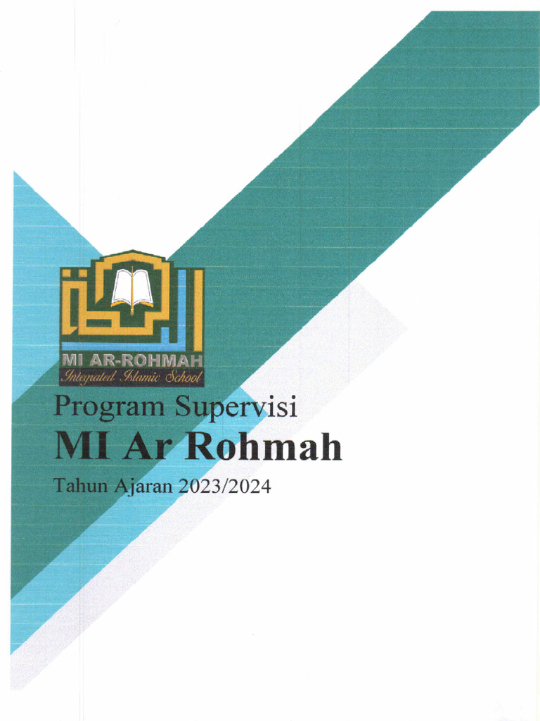 A3.1 Program Supervisi | PDF