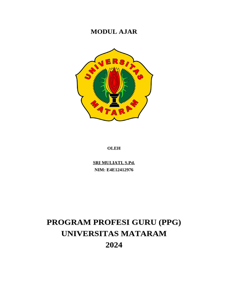 Modul Sri Muliati | PDF