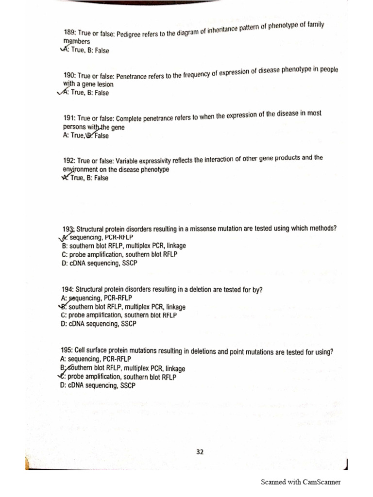 ASCP MB 700 Questions-Part 2-1 | PDF