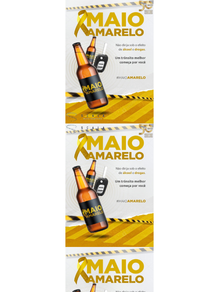 Banner - Maio Amarelo 2024 | PDF