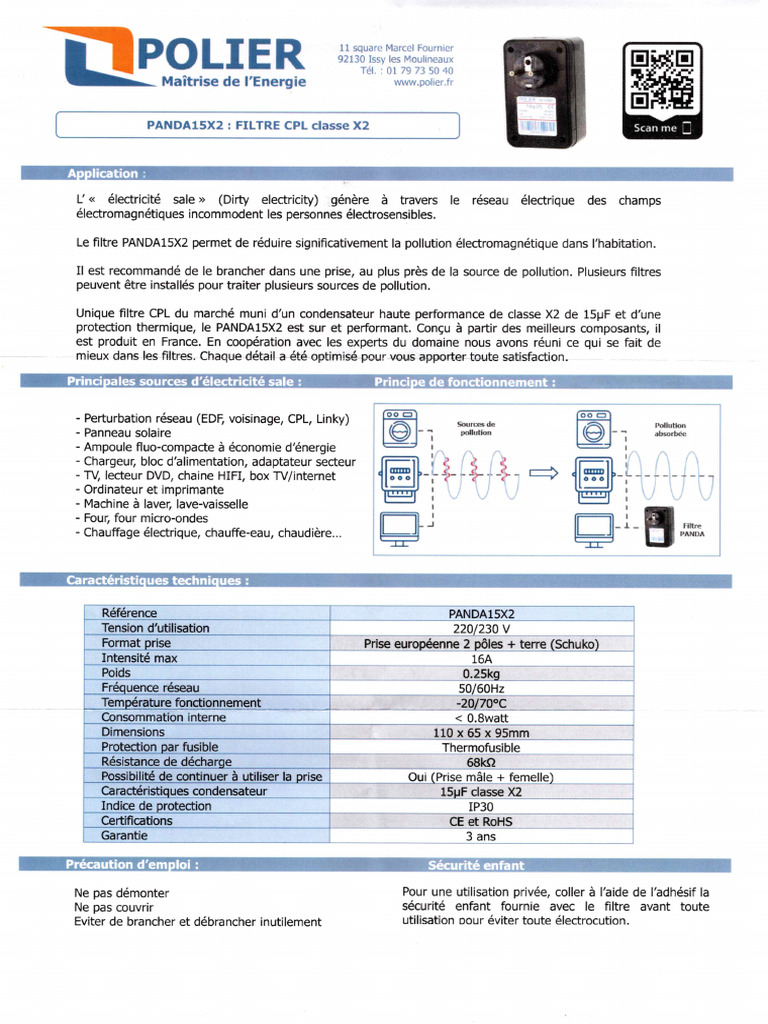 Notice Filtre Polier Panda Navoti | PDF