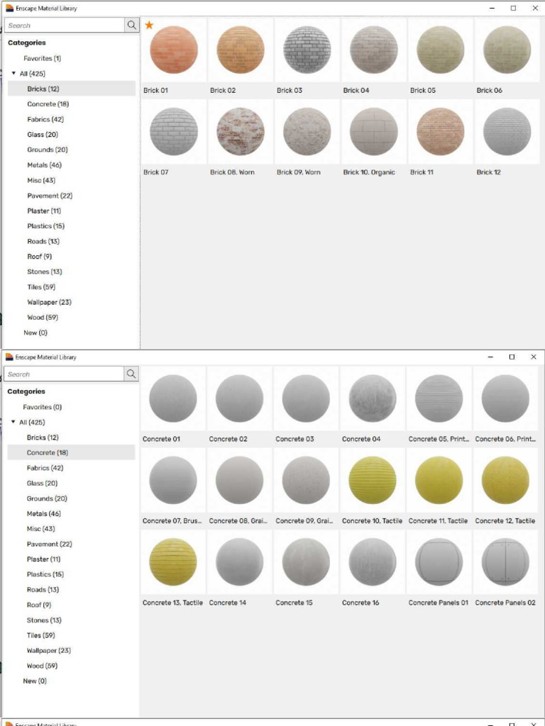 Material Enscape Setting | PDF