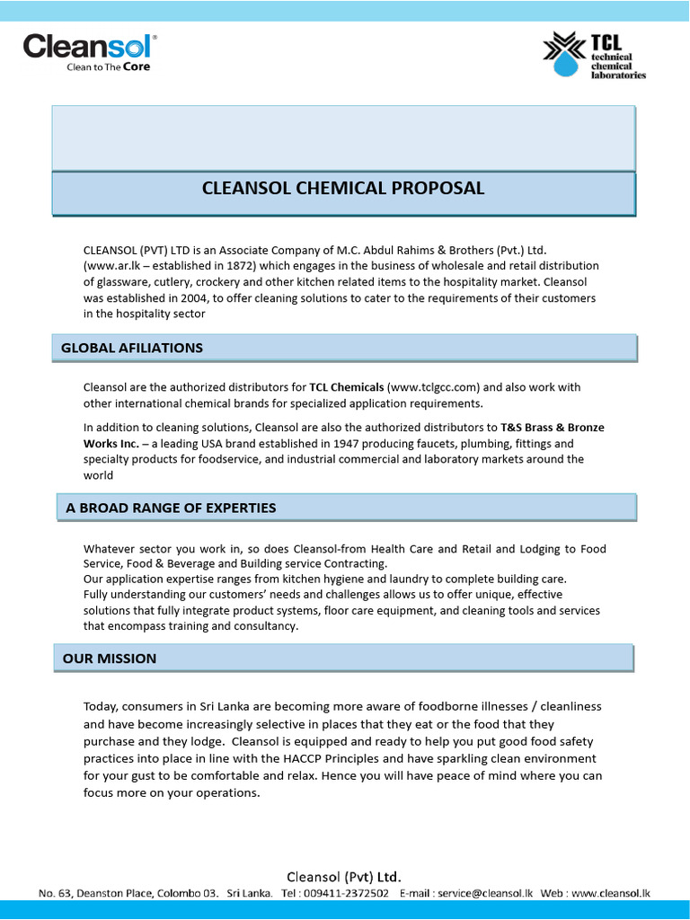 Kitchen & HK Proposal | PDF